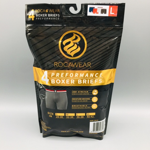 Rocawear | Underwear & Socks | Rocawear Mens Boxer Briefs Large 4 Pairs ...